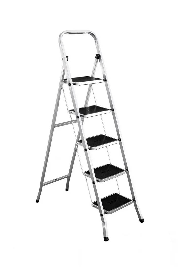 Купить стремянку стальную Zalger 511-5 с 5-ю широкими ступенями и ...